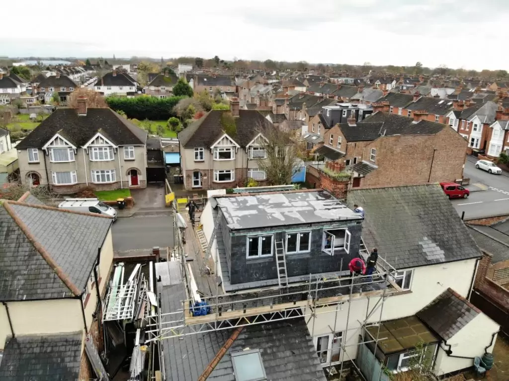 Rear Slate Dormer Loft Conversion, Bedford - DJ Moore Lofts